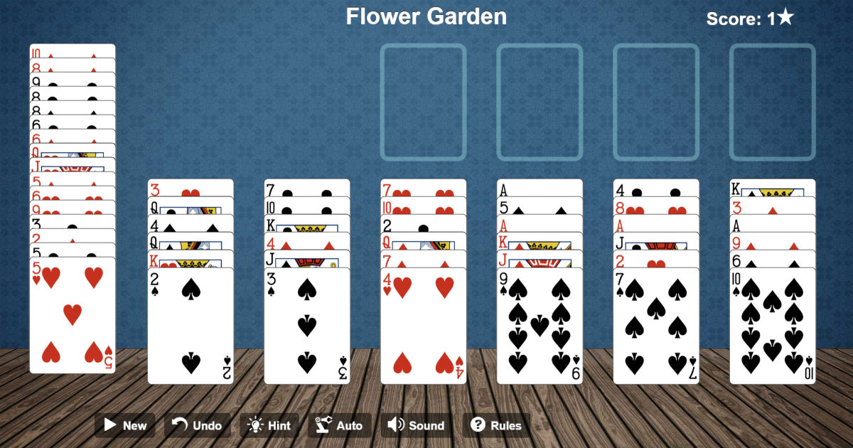 Flower Garden Solitaire - Play Online - www.thelogicgame.com