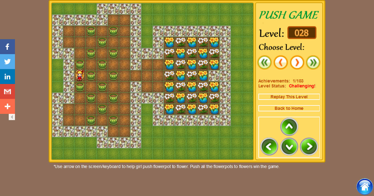 Push Flowerpot - www.thelogicgame.com